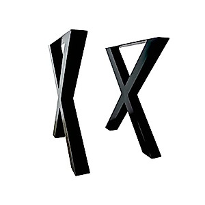 Metal Table Legs set(2pcs) I 28x28" Dinning table legs I Steel table legs I Modern iron table legs