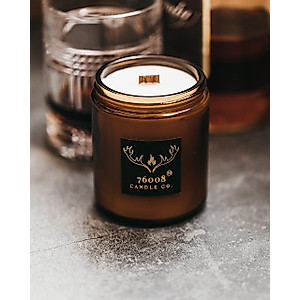 Leather Scented Candle | Fathers Day Gifts from son daughter | Scented Candles For Men | Men Scented Candles | Soy Wax Candles | Housewarming Gifts | Great Gifts for Dad |Masculine Scented Candle