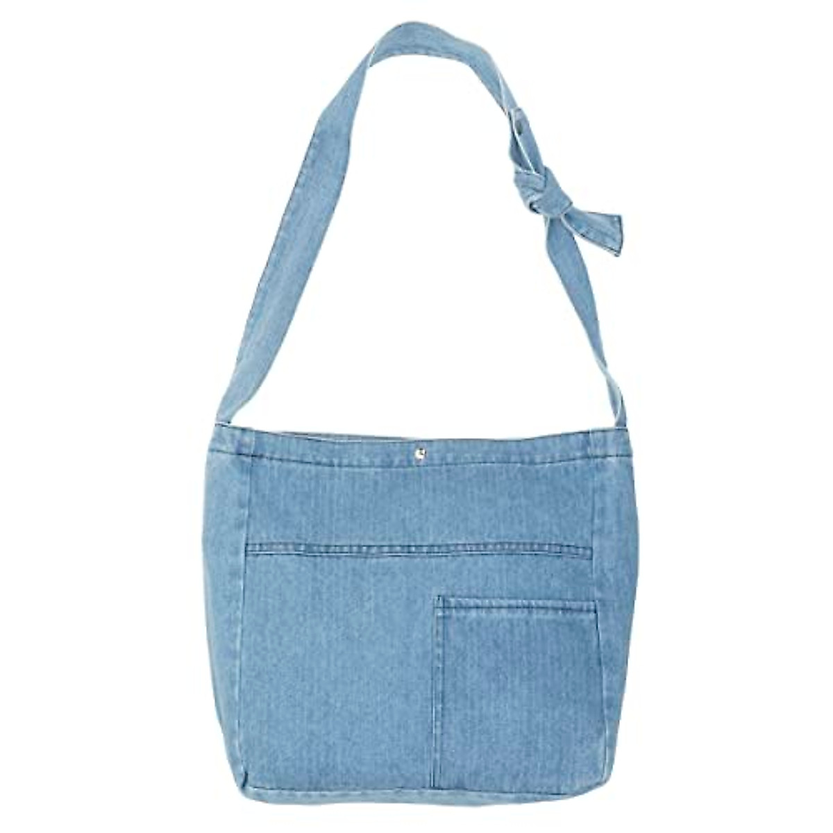 YunZh Denim Purse Tote Shoulder Handbag Shopping School Travel Pockets