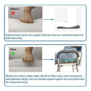 Shower Seat Cushion Bath Bench Shower Chairs for Seniors Elderly Disabled Bathtub Cushion Transfer Bench Handicap Bath Stools Padded Mat Chair Shower Pad Tub Seats Bath Pillow (Only 1 PCS Cushion)
