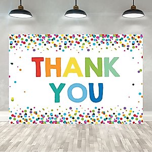 Ticuenicoa 5×3ft Thank You Backdrop Labor Day Thanks for All You do Father Staff Teachers Professors Doctors Banner National Nurses Day Photography Background Retirement Party Supplies Decorations