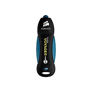 Corsair CMFVY3A-256GB Flash Voyager USB Flash Drive, USB 3.0, 256GB, Black