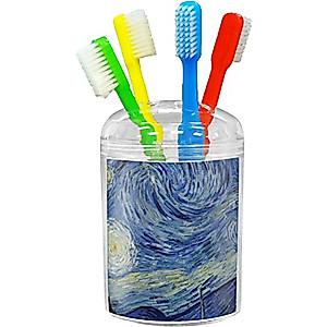RNK Shops The Starry Night (Van Gogh 1889) Acrylic Bathroom Accessories Set