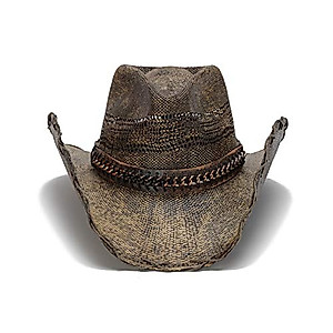 Stampede Hats Men's Grade Up Chain Cowboy Hat M Brown