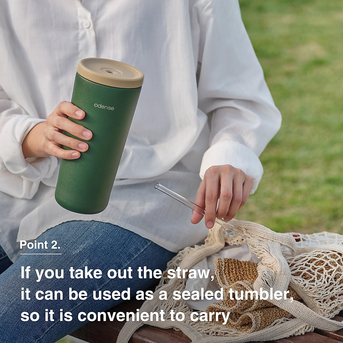 Odense Legodt Straw Tumbler 24oz - Double Stainless Vacuum Insulated Tumbler with Lid & Straw - Travel Mug, Water Bottle for Iced Coffee & Iced Tea, Cold Drinks, Dishwasher Safe(Sweet Pumpkin)