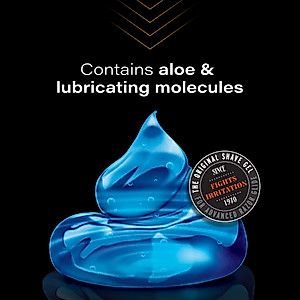 Edge Men's Sensitive Skin Formula Shave Gel with Soothing Aloe, 2.75 Ounce