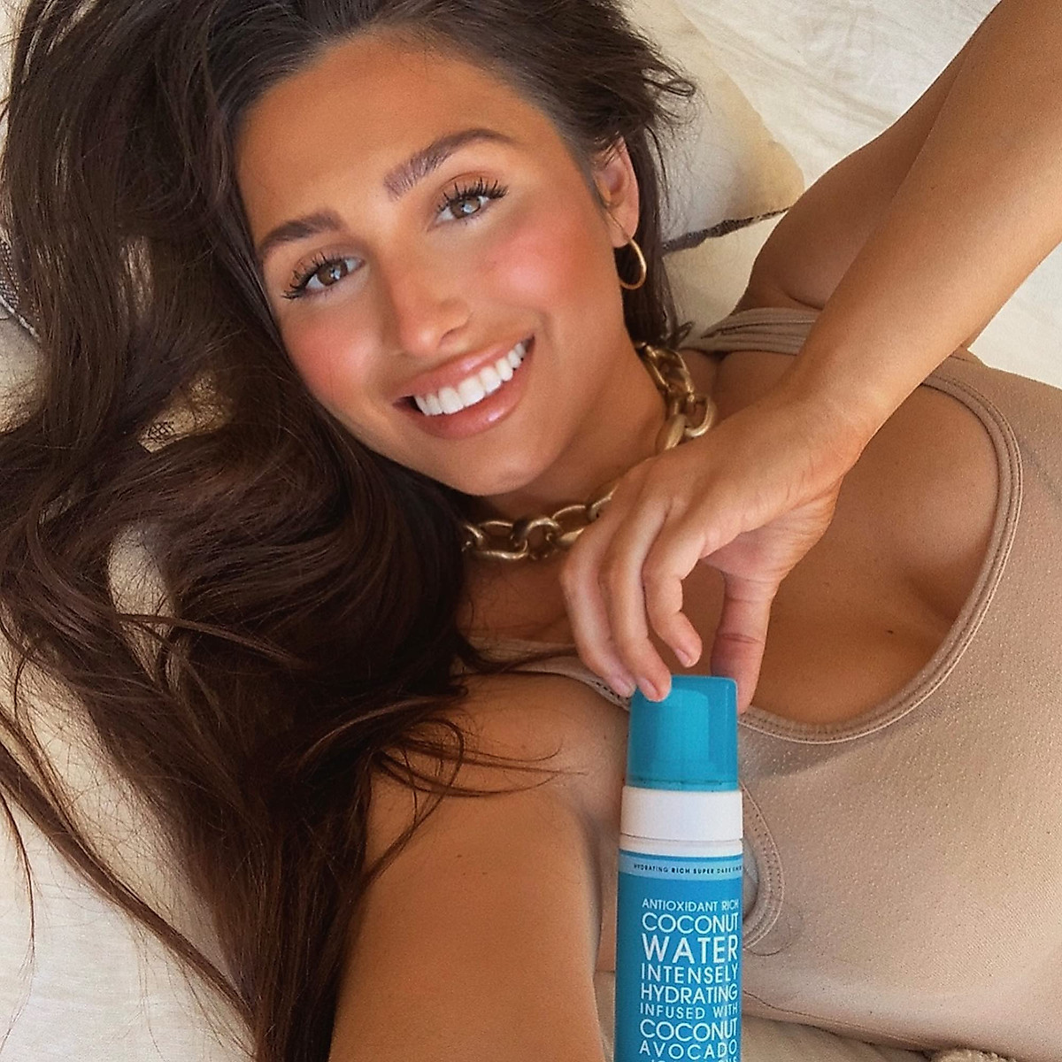 MineTan Coconut Water Based Self Tanner | Delivers a Flawless, Streak-Free Super Dark Brown Finish That Restores Skin Hydration, World's First Coconut Water Based Sunless Tanner, 100% Vegan