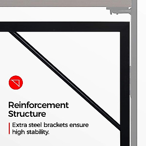 SINKCOL 40" Computer Desk, Folding Writing Desk with Modern Design Study Foldable Desk for Small Space, No Assembly Needed Portable Home Office Desk with Sturdy Metal Frame