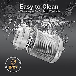 Ufree Mini Shaver Travel Razor, Pocket Portable Electric Shaves for Men Face, Mini Electric Razor for Men, IPX7 Waterproof Rotary Shaver Razor, Beard Trimmer for Men, Mens Grooming Kit, Gifts for Men