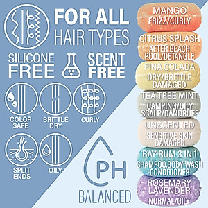 Luxiny Bay Rum Shampoo Bar are Vegan, Sulfate Free, and Made in USA. Our 3 in 1 Men's shampoo Bar is great for all Hair types. Get up to 60 Washes at Home or as a Travel Shampoo