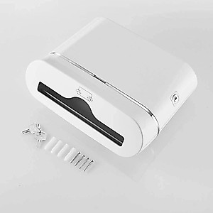 Easy to use Commercial Paper Towel Dispenser Wall Mount Waterproof Hand Towel Dispenser with Lock Papetowel Holders for Home Bathroom Save Space