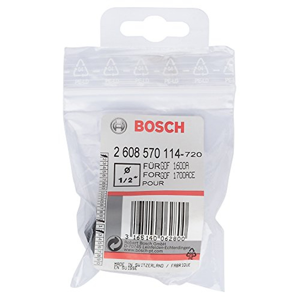 Bosch 2608570114 Collet/Nut Set for Bosch Routers