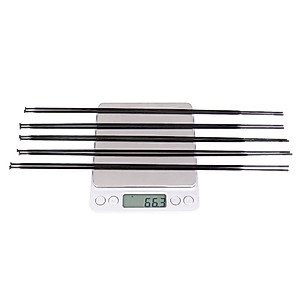 JINYAWEI Spokes Nipples Mountain Bike Road Bicycle Straight Pull Spokes with Nipples 26 650B 27.5 29 700C Wheels Cycling Spokes (Color : 292mm)