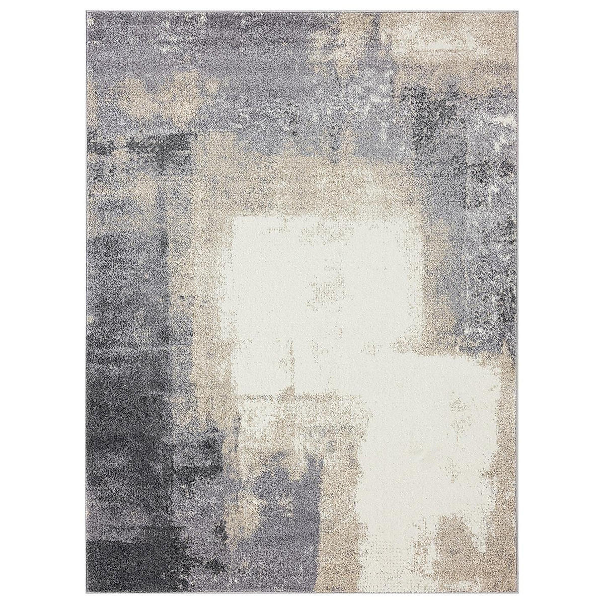 LUXE WEAVERS Abstract Gray 8x10 Area Rug