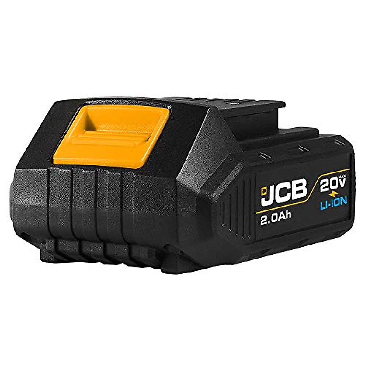 Jcb Tools - 20V Lithium-Ion Battery 2.0Ah With Charge Remaining Indicator - For Jcb 20V Power Tools - Drill, Jigsaw, Recip Saw, Circular Saw, Multi Tool, Miter Saw, Angle Grinder, LED Work Light