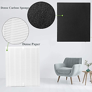 Replacement Filter for Coway AP1512HH AP-1512HH-FP, 3304899 Filter with 6 Pack Carbon Pre-filters