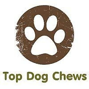 Top Dog Chews – 6” Buffalo Beef Cheek Rolls, 5 Pack, Long Lasting Dog Bones for Aggressive Chewers, Rawhide Free Dog Treats