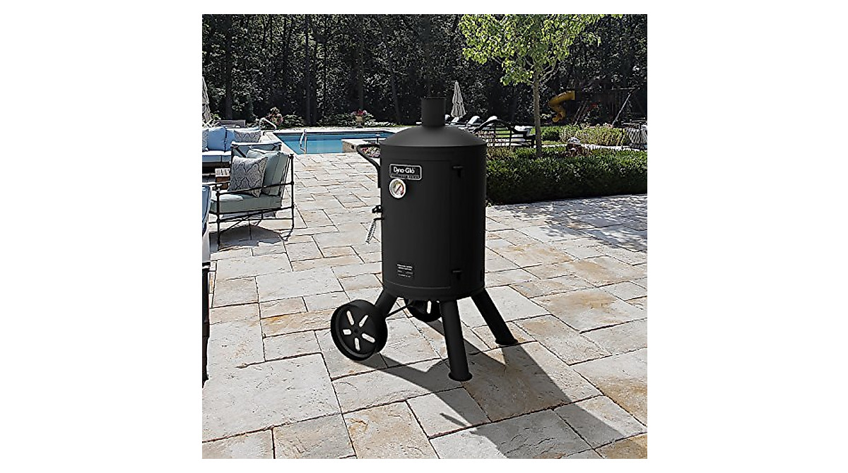 Dyna-Glo Heavy-Duty Vertical Charcoal Smoker - Max Smoke Flavor