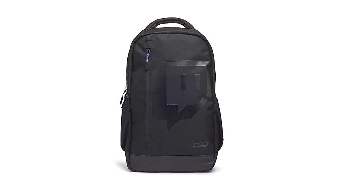 Twitch Everywhere Backpack - Stylish Black Canvas for Daily Use