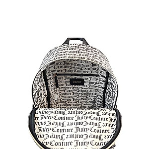 Juicy Couture Word Play Backpack Black/Beige One Size