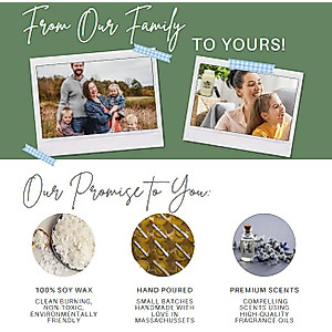 Nika's Home Oakmoss & Amber Soy Candle 12oz Mason Jar Non-Toxic White Soy Handmade, Long Burning 50-60 Hours Highly Scented All Natural, Clean Burning Candle Gift Décor