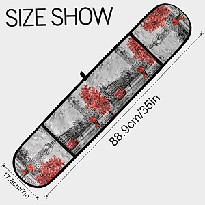 DOMIKING Quilted Double Oven Mitts - Street View of London Big Ben Connected Oven Mitts Cooking Gloves Great for Grilling Cooking