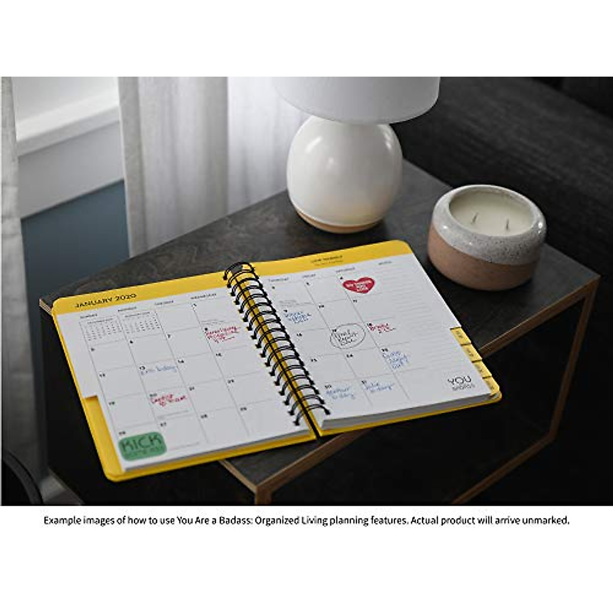 You Are a Badass 17-Month 2019-2020 Monthly/Weekly Planning Calendar