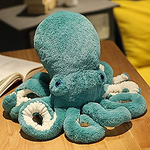 Octopus Stuffed Animals Octopus Plush Doll Toys Octopus Stuffed Toys Gift for Kids and Lovers for Birthday, Christmas, Valentine's Day(Green)