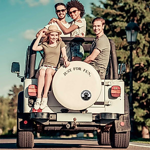 Dogs Badge Rated Car Emblem, 4 x 4 Metal Automotive Badge 3D Metal Car Badges Emblems Round Emblem Decals Car Badge Decals Stickers Compatible with Jeep Wrangler Vehicles Trucks SUV