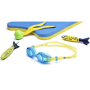 ZABERT KX Toddlers Baby Swim Goggles，Kids Swimming Goggles for Kids Age 0-5 Years Old (#6.blue)