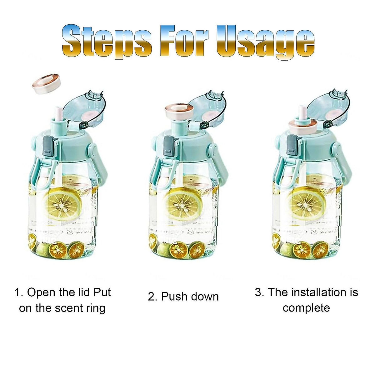 MUNCHIN Compatible with air up Flavor pods, Fruits Flavor Pods for air up Water Bottle, Compatible with air up pods, for Daily Exercise Boost Drinking Water,6pcs