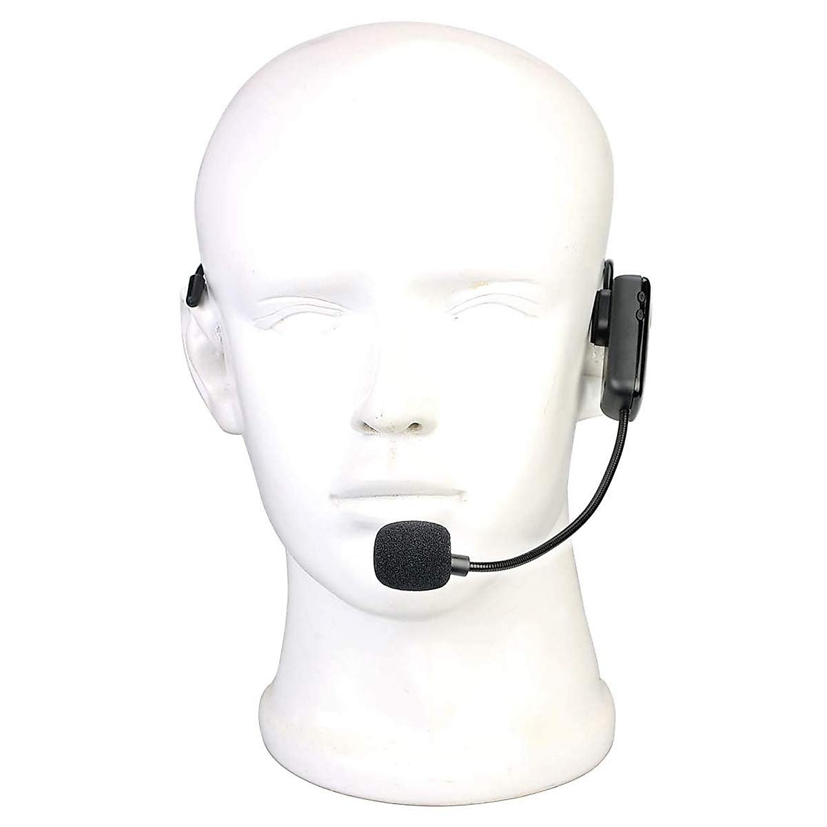 Retekess TR503 Wireless FM Microphone Headset, Hands-Free with Rechargeable Battery for Voice Amplifier, Church, Tour Guide, Teacher, Salesman, Conference, Karaoke (Black)