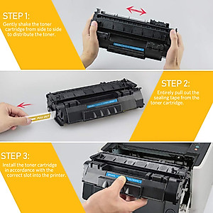 v4ink Compatible 49A 53A Toner Cartridge Replacement for HP Q5949A Q7553A for use with HP 1320 1320n P2015dn P2015 P2015n 3390 3392 1160 P2014 M2727nf MFP Printer (Black,2 Packs)