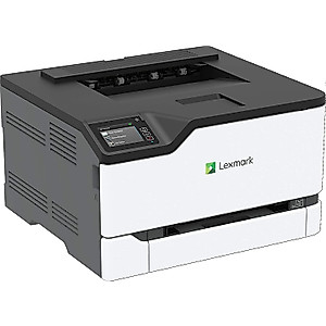Lexmark C3426dw Color Laser Printer with Interactive Touch Screen, Full-Spectrum Security and Print Speed up to 26 ppm (40N9310),White,Small