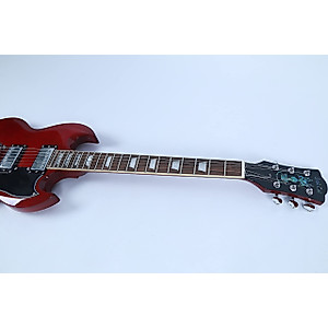 Bad Cat Instruments Electric Guitar, 6 String Double Cut Electric Guitar, Solid Mahogany Body and Neck, Rosewood Fingerboard, Right Hand, DC-340 Series