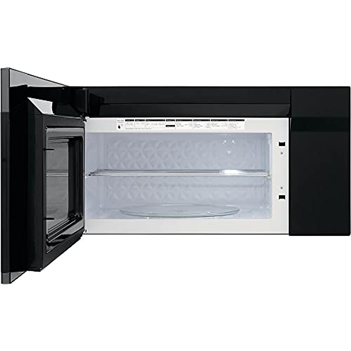FRIGIDAIRE FGBM19WNVD 30" Gallery Series Black Stainless Steel Over-The-Range Microwave with 1.9 cu. ft. Capacity 300 CFM Sensor Cooking and LED Interior Lighting
