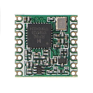 Lubeby Smart HopeRF Original sx1276 Based RF Module, LoRa1276 RFM95W 915Mhz Lora Ultra Long Range Transceiver (RFM95W (915MHz) * 2 PCS)