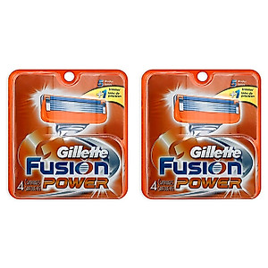 8 Gillette Fusion POWER Razor Blades NEW CARTRIDGE PACK 100% AUTHENTIC,GENUINE