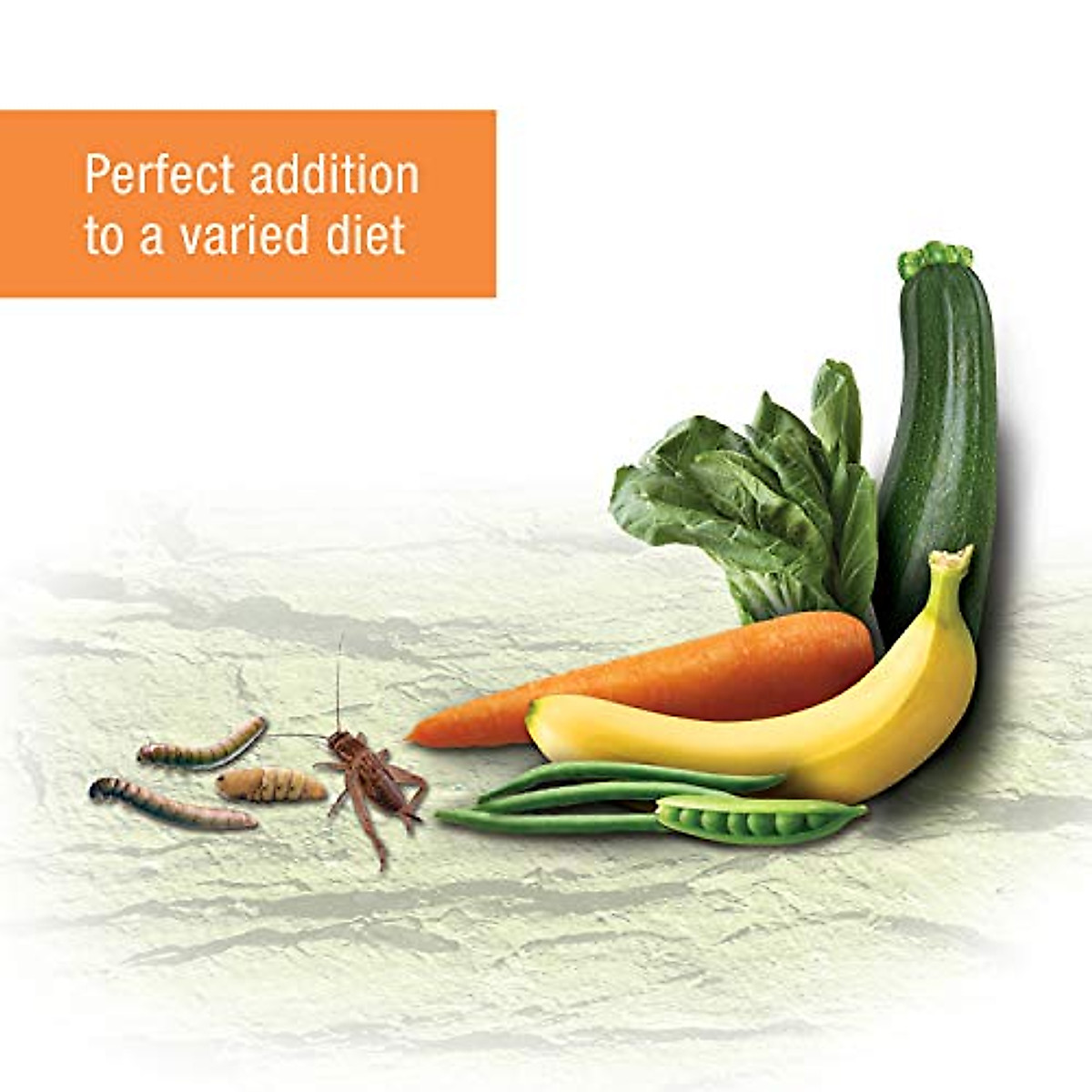 Zilla Reptile Munchies Omnivore Food Mix for Pet Bearded Dragons, Water Dragons, Tegus and Box Turtles, 4-Ounce