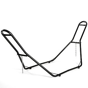Giantex Steel Hammock Stand 450LBS Capacity, Heavy Duty Hammock Frame 2 Person, Adjustable Universal Multi-Use Hammock Stand Fits 9-13 Ft Hammock for Indoor Outdoor Yard Patio Deck