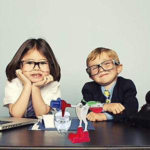 Ozgkee Non Stop Liquid Drinking Glass Bird Funny Duck Drink Water Desk Toy (Blue)