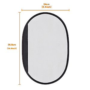 Car Window Sunahde WANPOOL Car Roof Handle Sunshade and Sunlight Blocker for Children and Adults - Silver