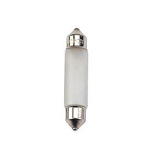 10 Pack 10 Watt T3 1/4 Festoon Base 12 Volt 5000 hour Frost Xenon Lightbulb