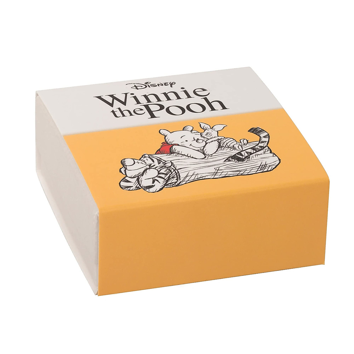 Disney Winnie The Pooh Necklace Official License 18" - 18k Gold Flash-Plated Necklace with Pooh Bear Pendant