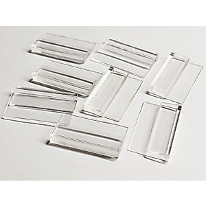 Board Game Clips, Crystal Clear 2mm Straight (8 Pack), Keep Your Boards Together!