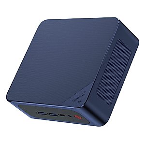 Beelink Mini PC, SEi12 Mini Computers Intel i5-12450H(Up to 4.4GHz) 8C/12T, Micro PC 16GB DDR4 RAM 500GB M.2 NVMe SSD, Desktop Computer 4K@60Hz/HDMI&DP/WiFi6/BT5.2/Gigabit Ethernet/HTPC/W-11 Pro