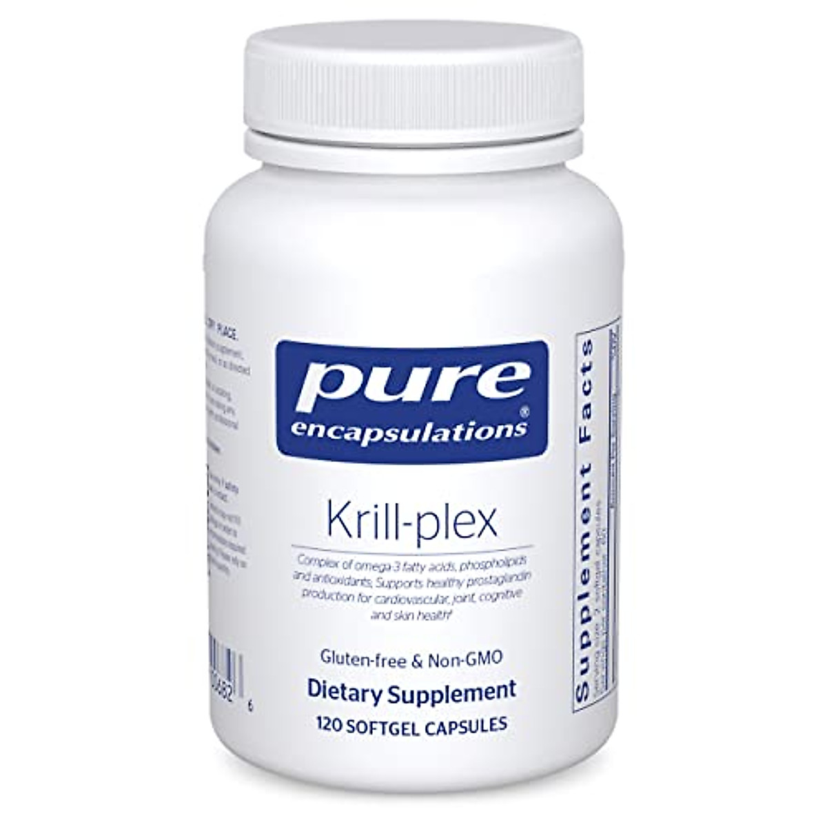 Pure Encapsulations Krill-Plex | Supports Menstrual Comfort, Heart Health, Joint Support, Cognitive Function and Skin Health | 120 Softgel Capsules