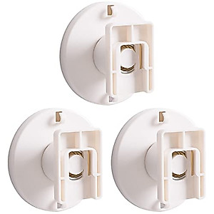 DOITOOL ser of 3 Wall- mounted Socket Self Adhesive Power Strip Holder Power Cord Socket Holders socket wall hanging stand Holder Rotating Wall