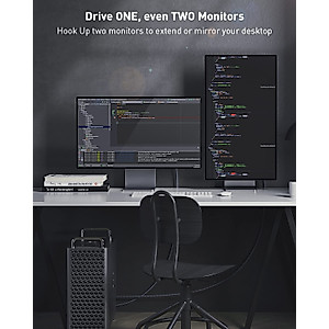 Maxonar 8K DisplayPort 1.4 to HDMI 2.1 Cable, 6.6FT Unidirectional DP1.4 to HDMI 2.1 Video Cord Support 4K@120Hz Dynamic HDR,HDCP 2.3,DSC 1.2a for RTX 3090, RX6900, PC, AMD NVIDIA Graphics