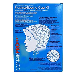 Conair Pro Frosting/Tipping Cap, 4 Count